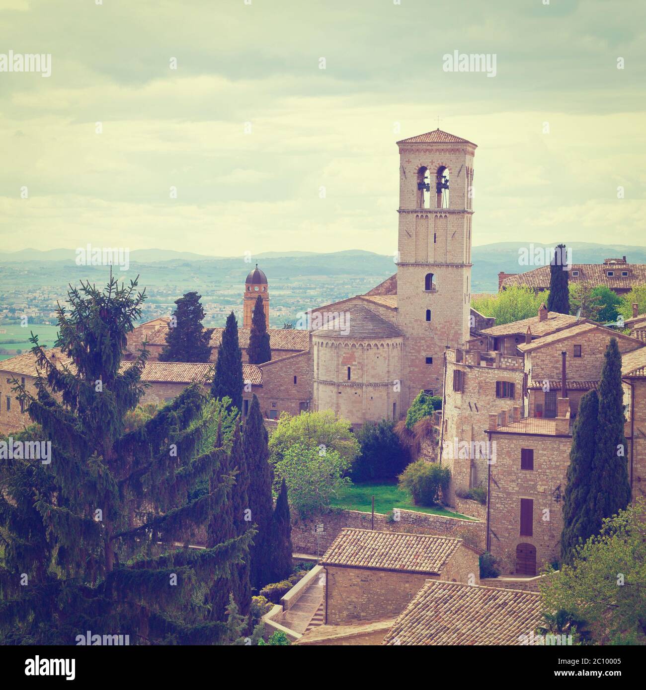 Assisi valley view of assisi hi-res stock photography and images - Alamy