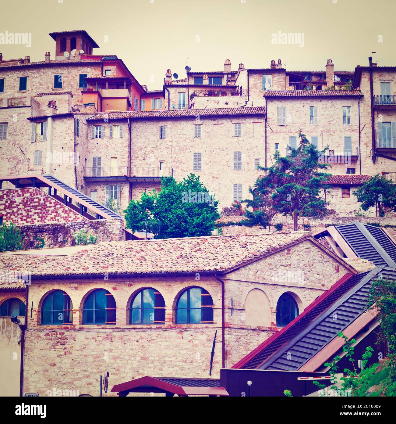 Assisi aerial hi-res stock photography and images - Alamy