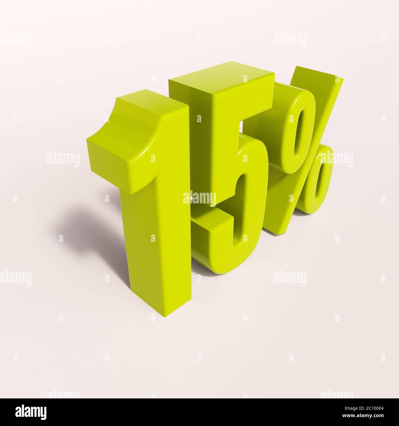 Percentage sign, 15 percent Stock Photo - Alamy