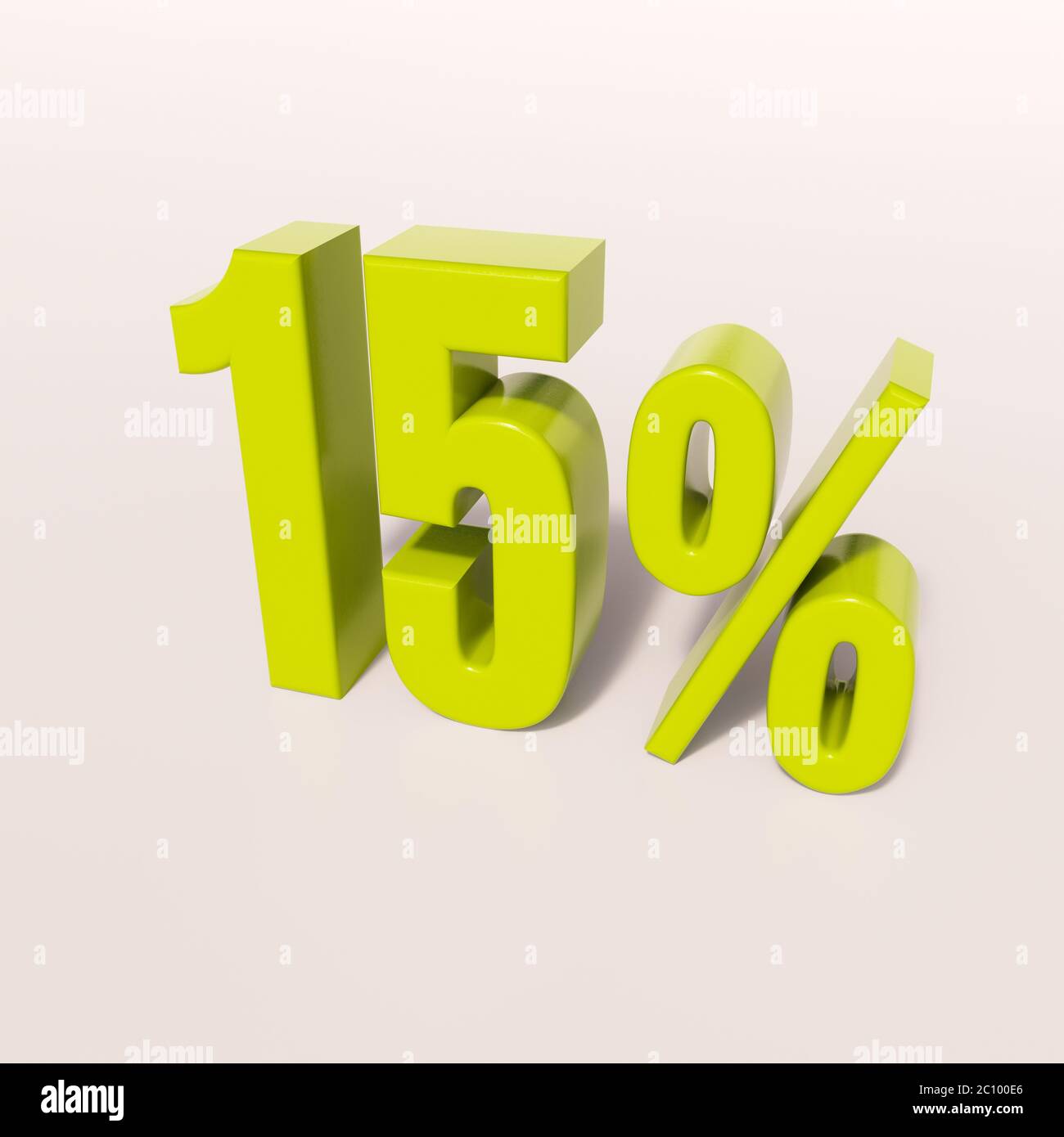 15 percent on white background hi-res stock photography and images - Alamy