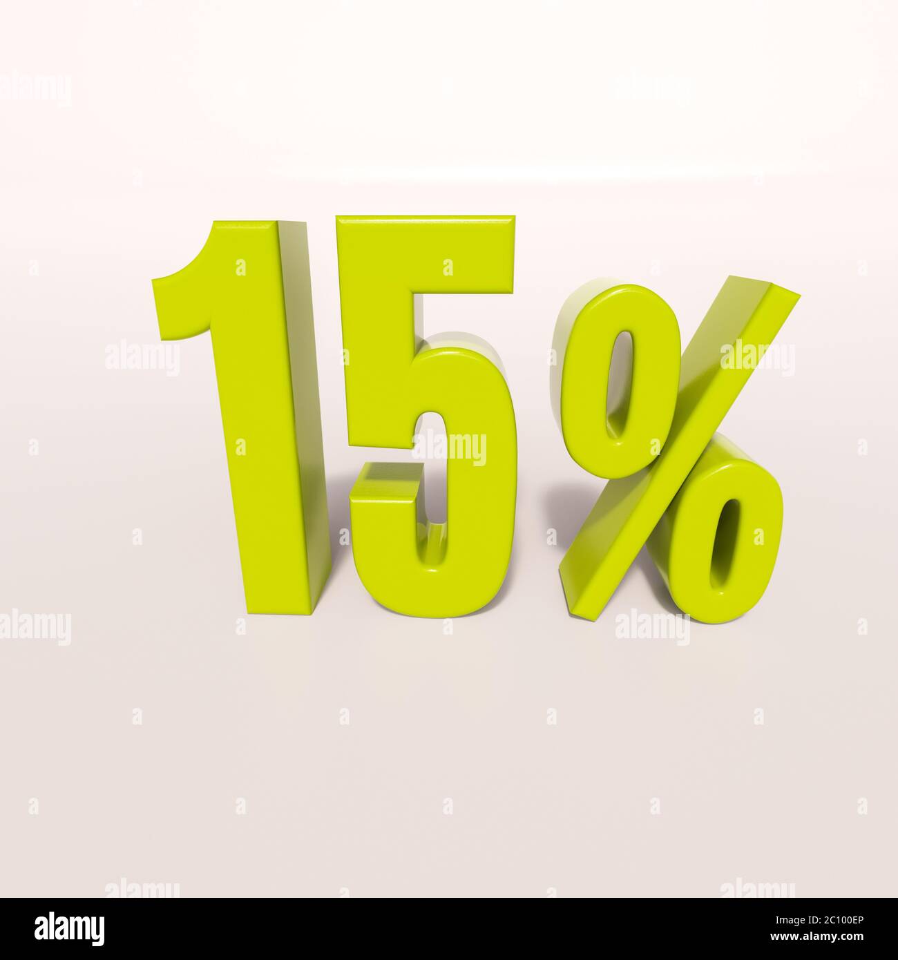 Percentage sign, 15 percent Stock Photo - Alamy