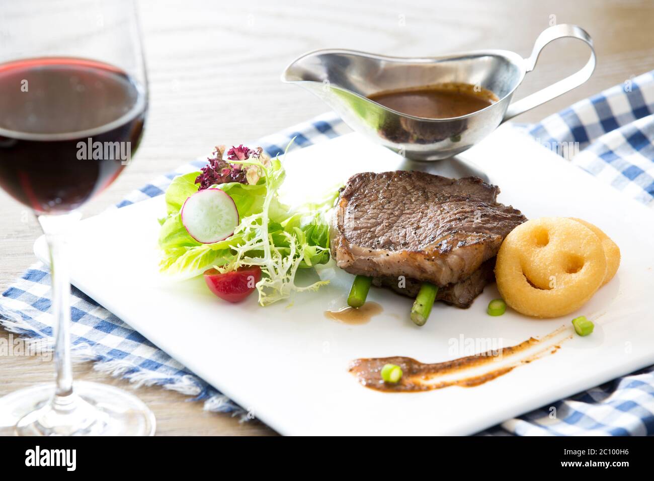 delicious food on table Stock Photo - Alamy