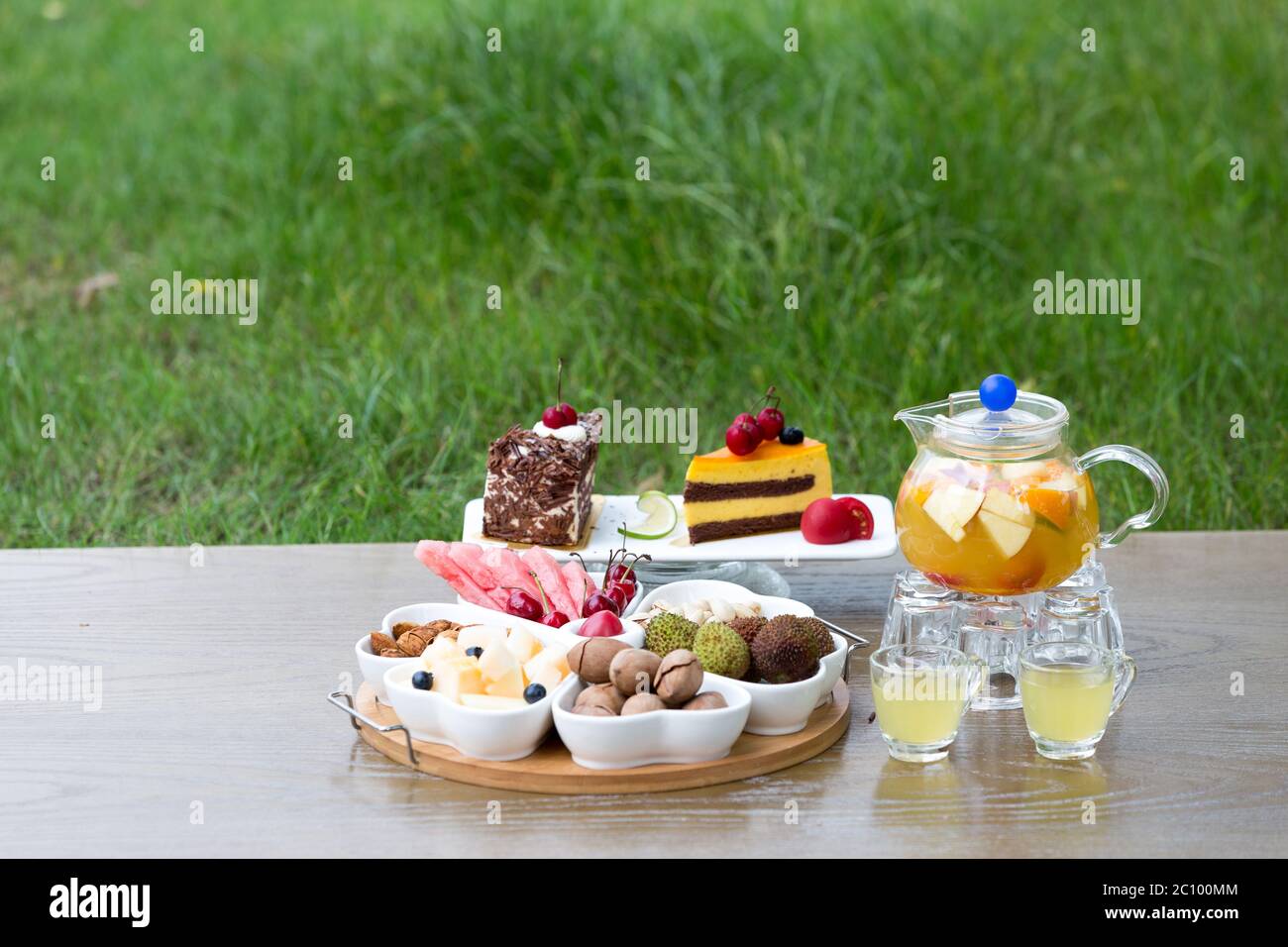 delicious food on table Stock Photo - Alamy
