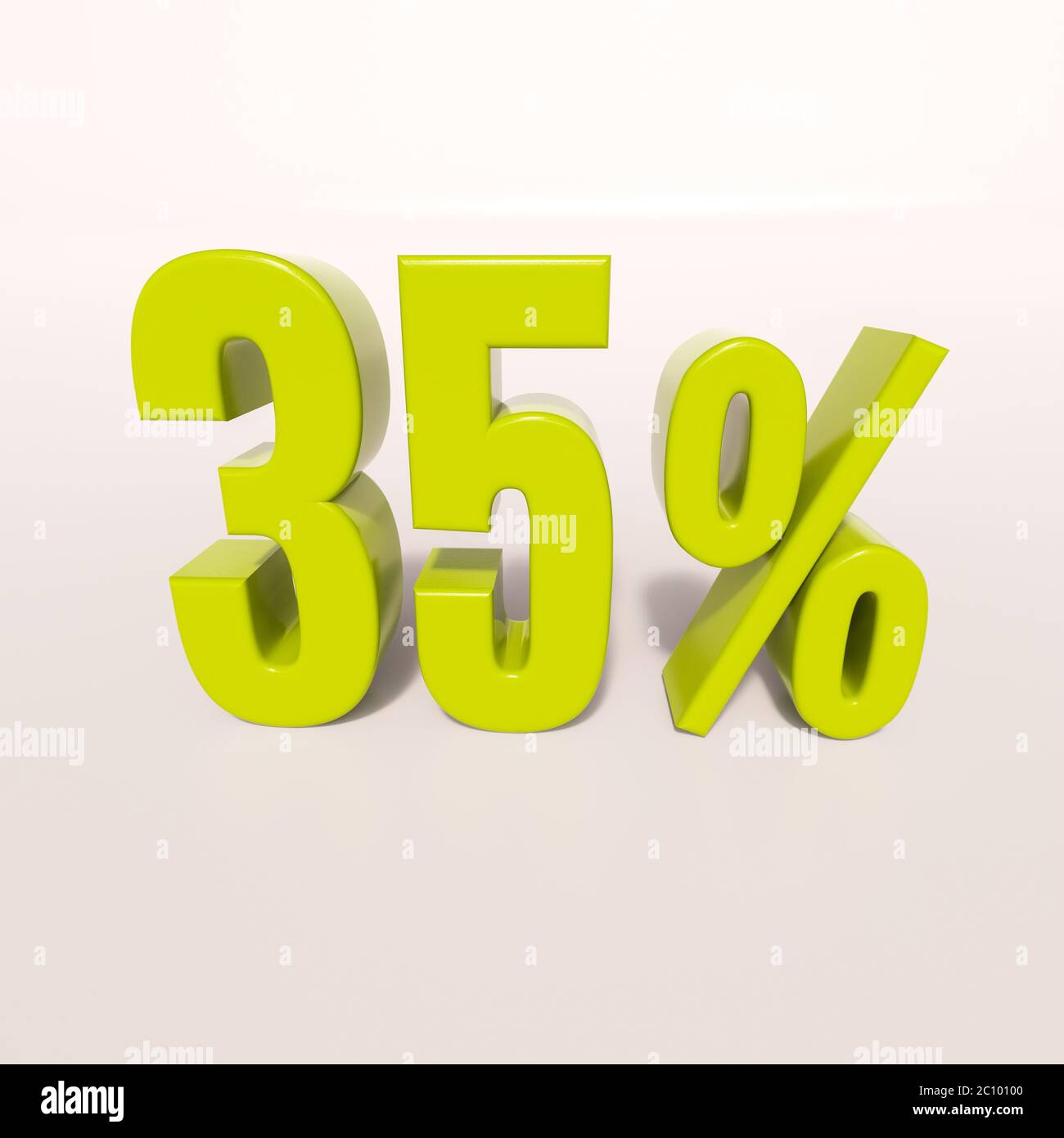 Percentage sign, 35 percent Stock Photo - Alamy