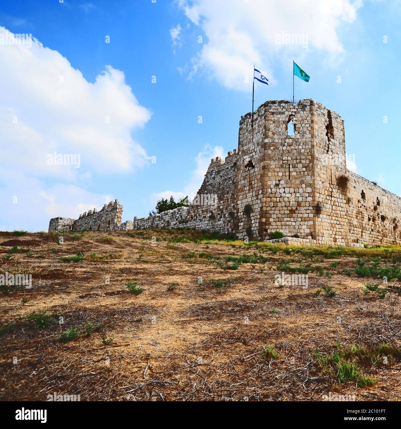 Crusader tower ruins hi-res stock photography and images - Alamy