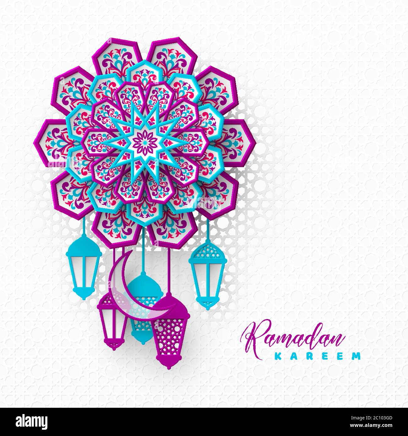 3d islamic abstract background hi-res stock photography and images - Alamy