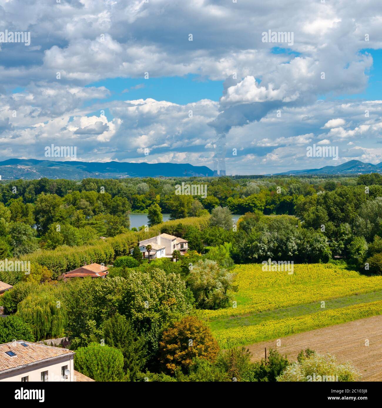 Rhone valley view hi-res stock photography and images - Alamy