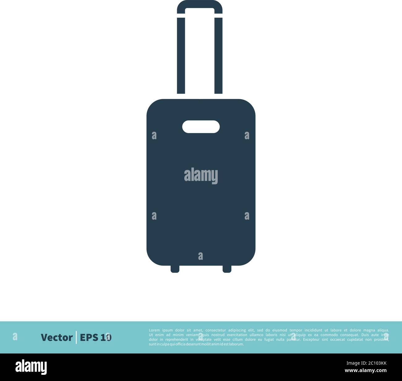 Baggage Icon Vector Logo Template Illustration Design. Vector EPS 10 ...