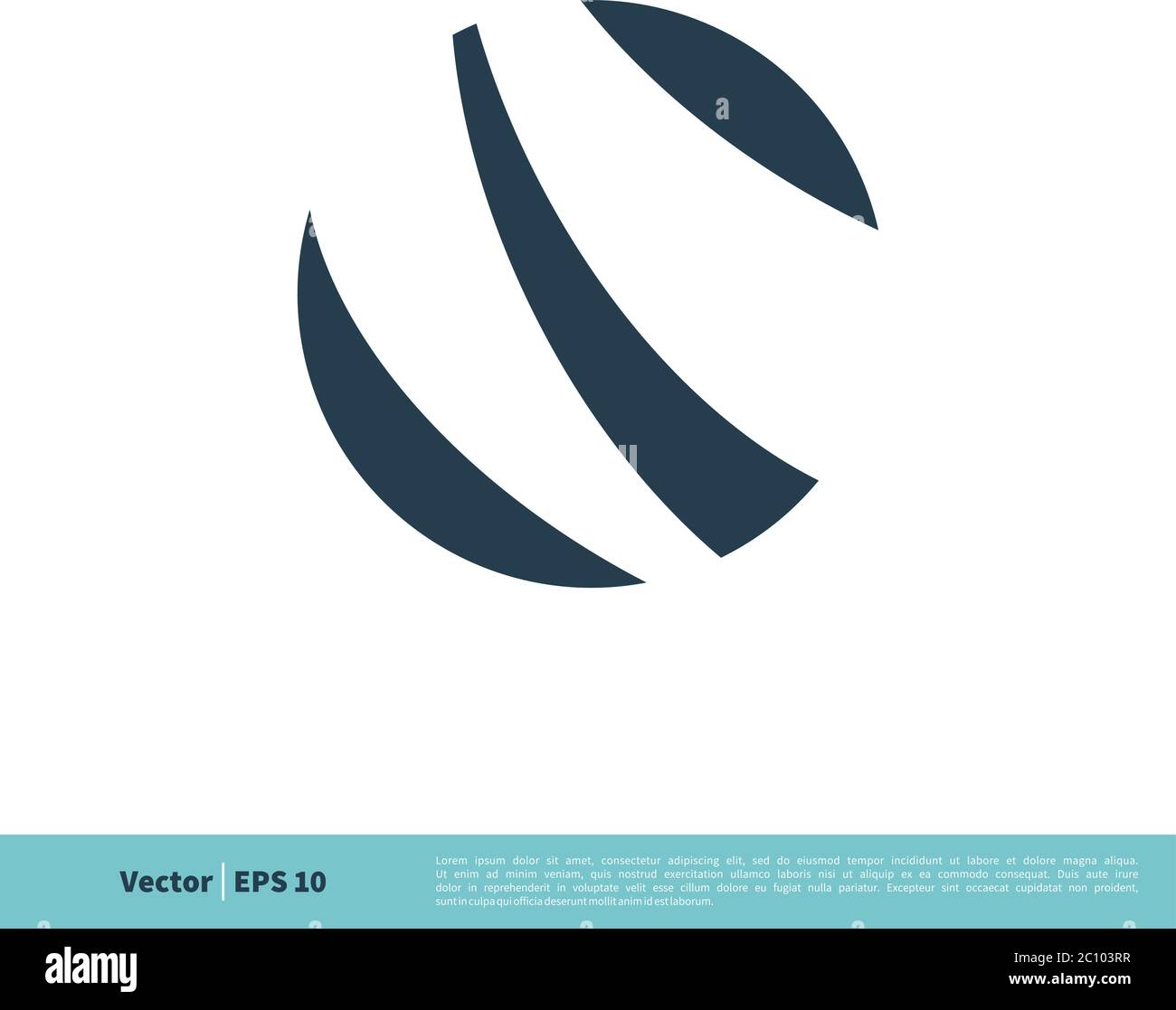 Circle Ball / Earth, Globe Icon Vector Logo Template Illustration ...