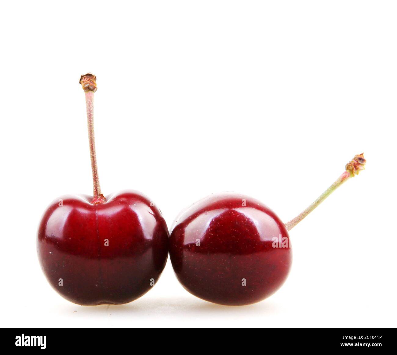 Cherry isolated on white background Stock Photo - Alamy