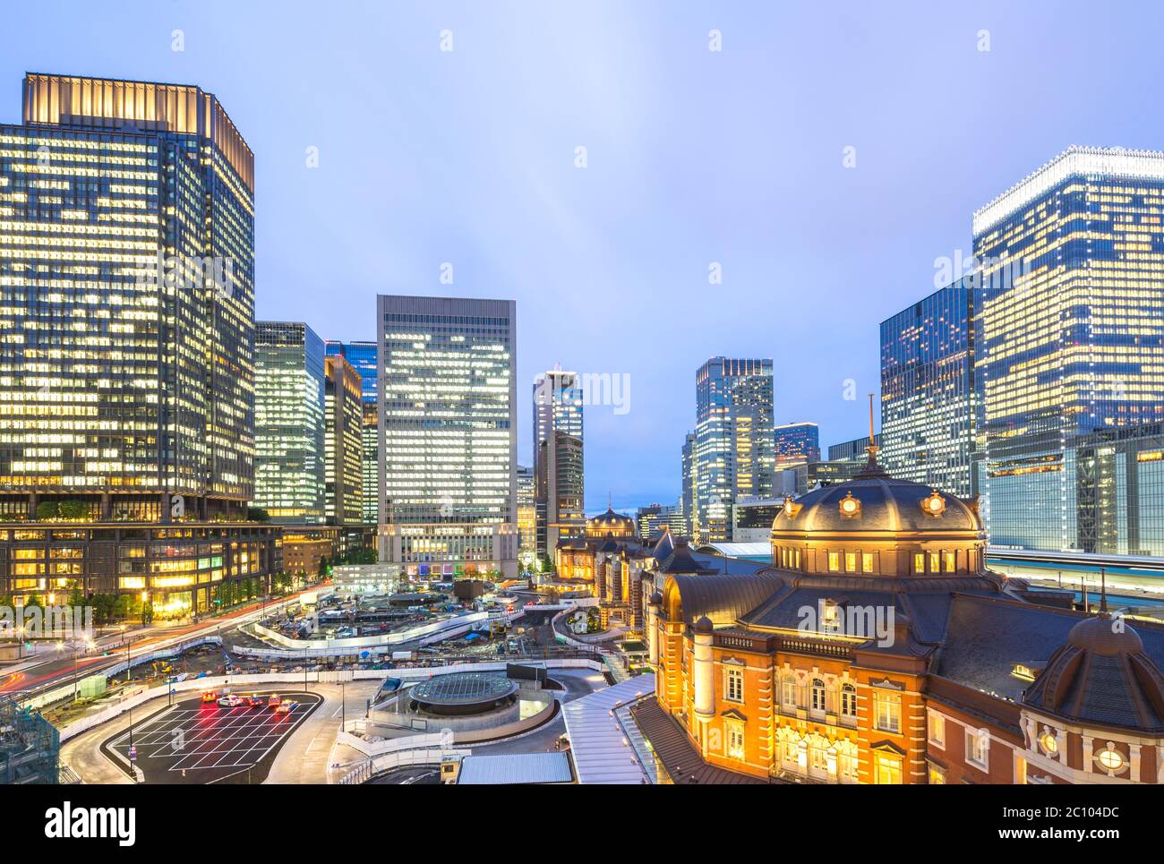 modern office buildings in business center in tokyo Stock Photo - Alamy