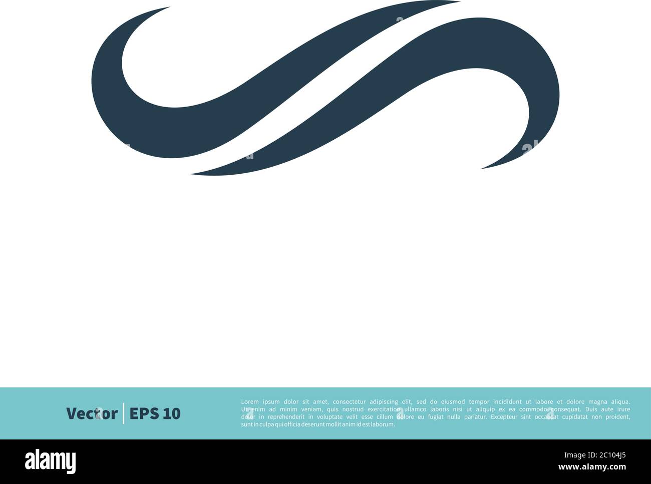 Abstract Swoosh Decoration Icon Vector Logo Template Illustration ...