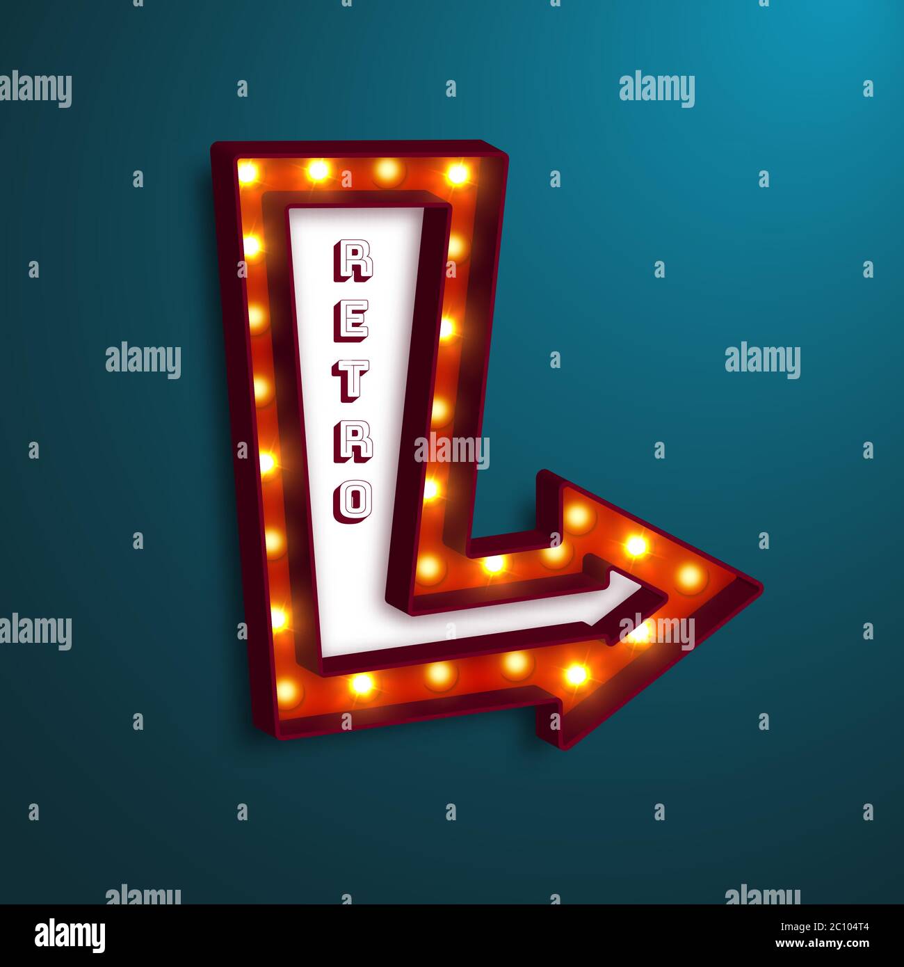 Old circus sign arrow Stock Vector Images - Alamy