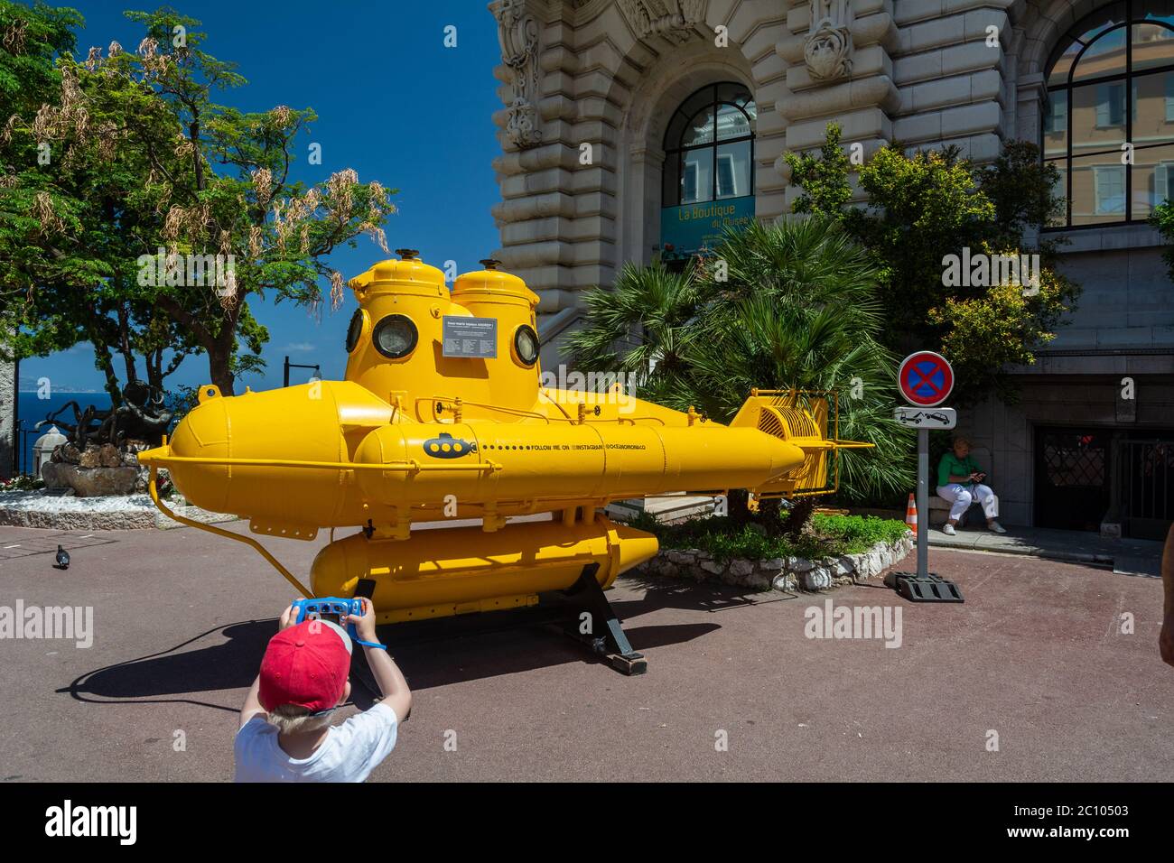 Oceanographic museum monaco submarine hi-res stock photography and ...