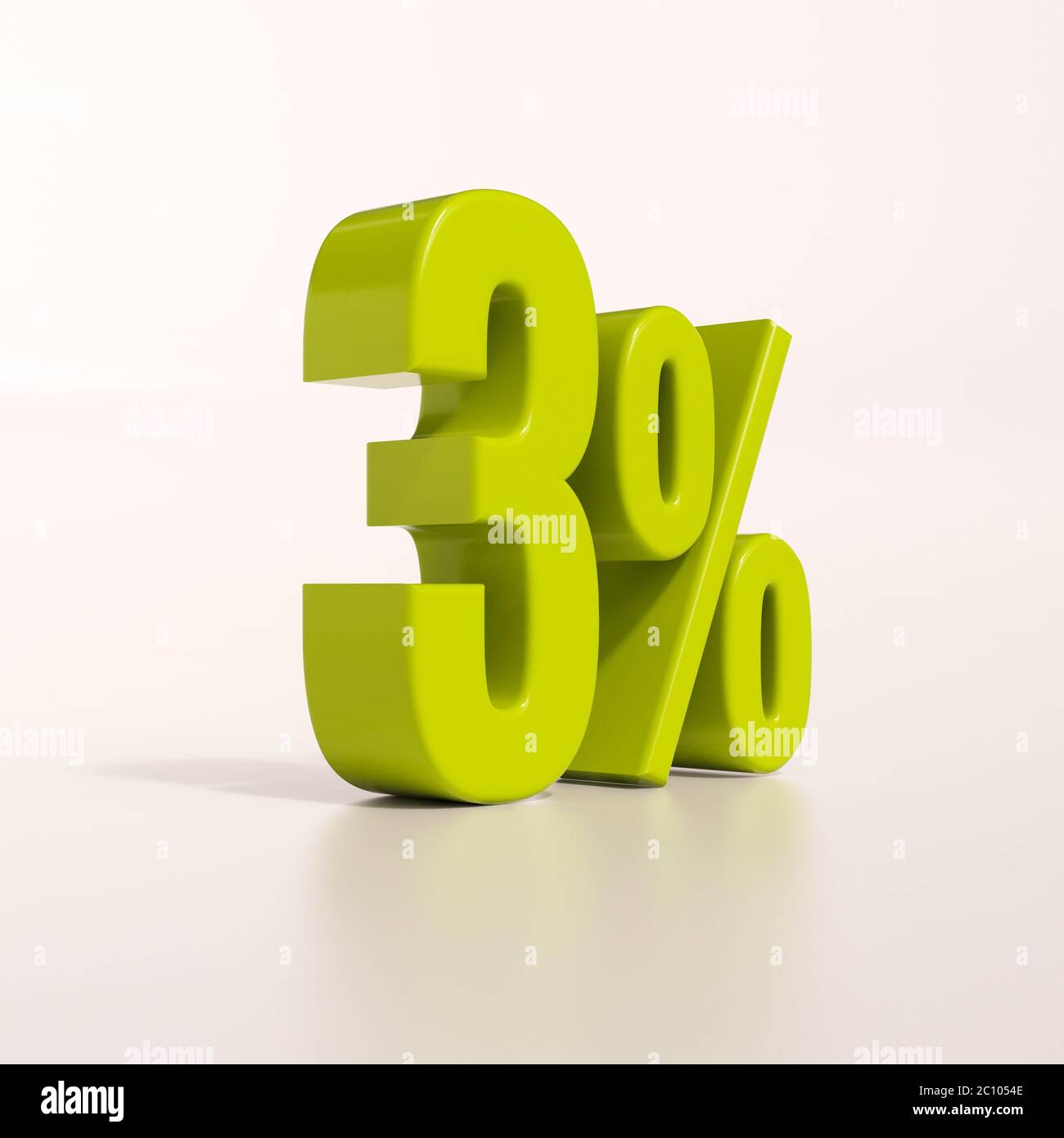Percentage sign, 3 percent Stock Photo - Alamy