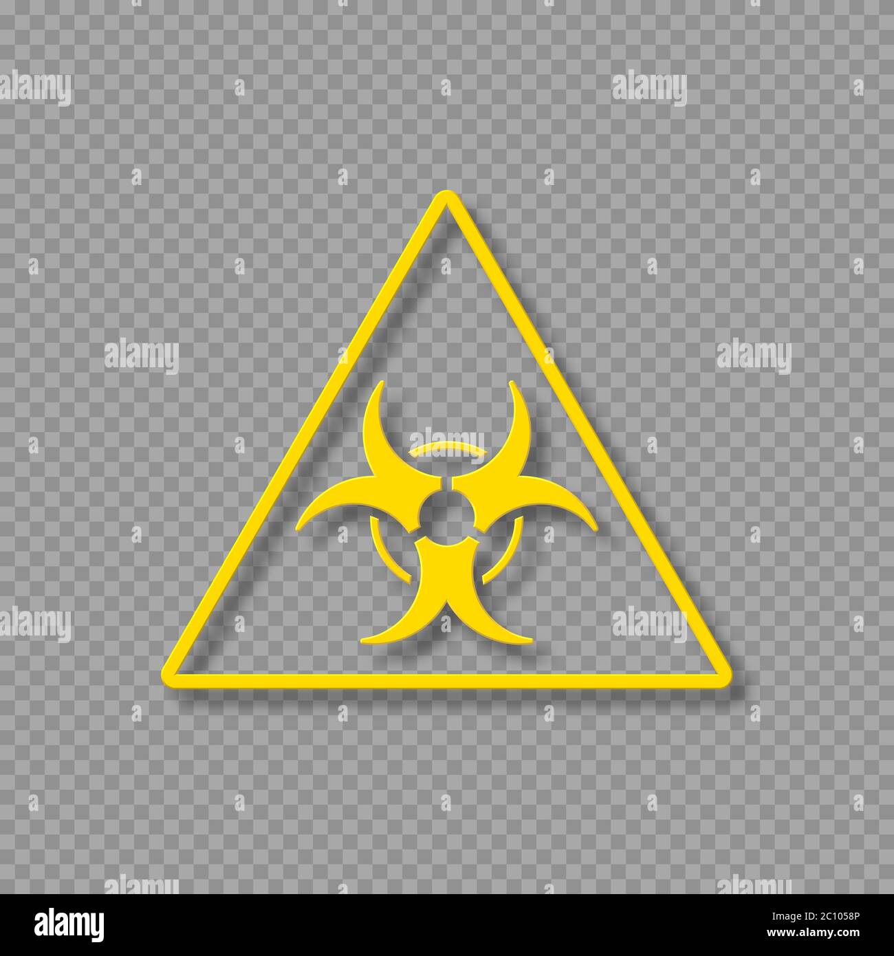 Vector biohazard warning symbol Stock Vector Image & Art - Alamy