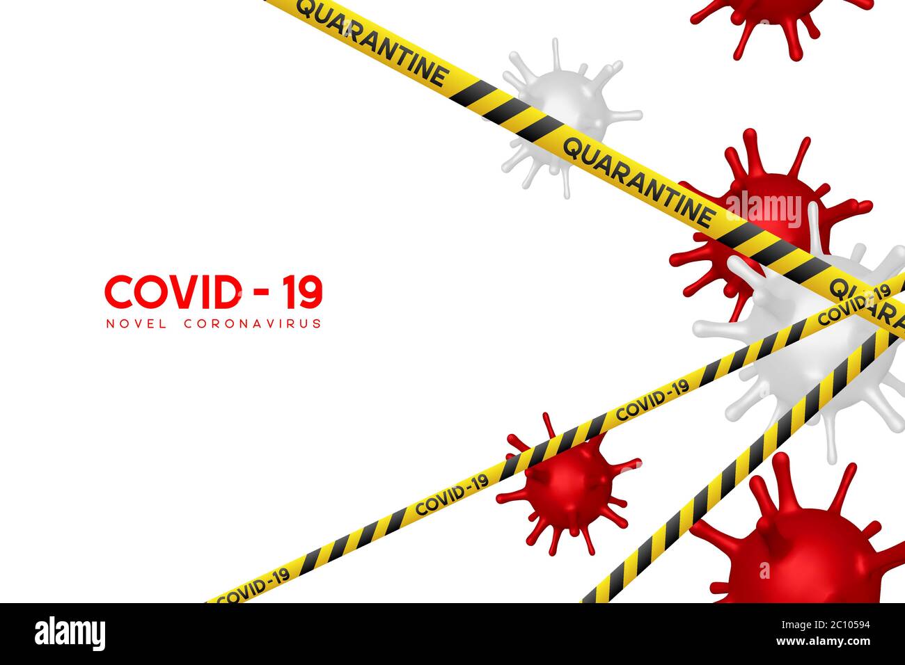 Quarantine banner hi-res stock photography and images - Alamy