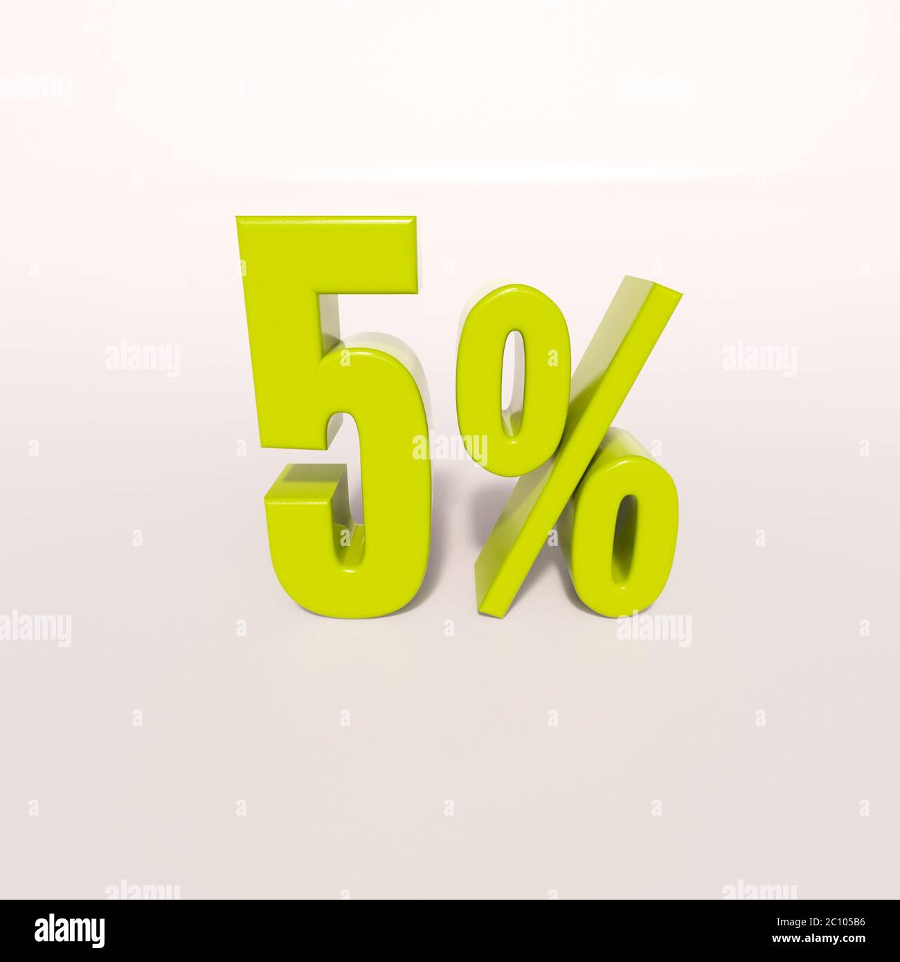 Percentage sign, 5 percent Stock Photo - Alamy