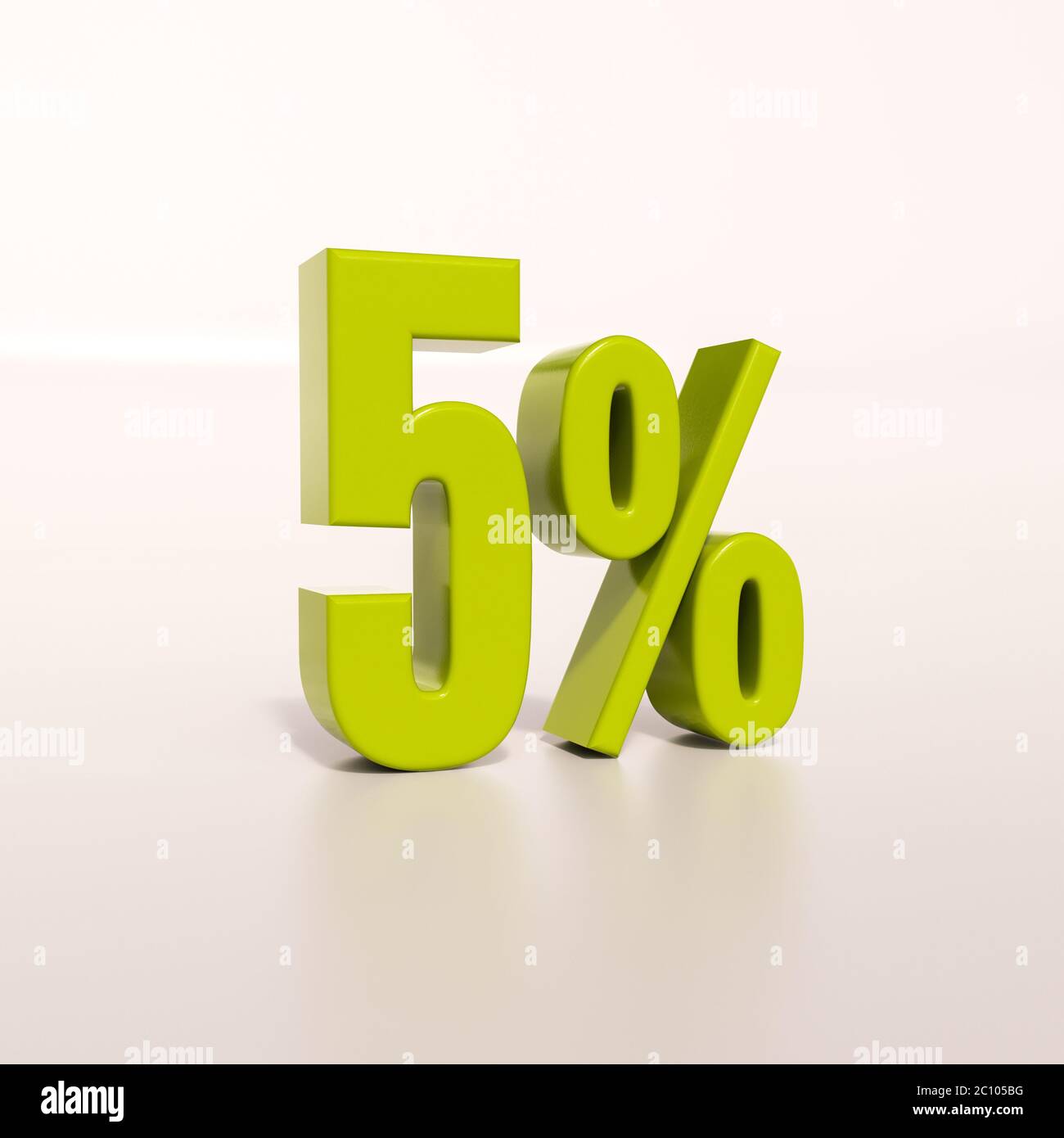 Percentage sign, 5 percent Stock Photo - Alamy