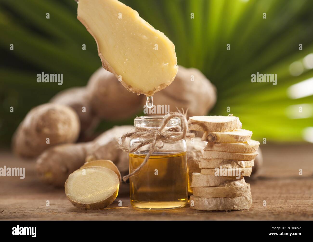 Ginger Essential oil Stock Photo - Alamy