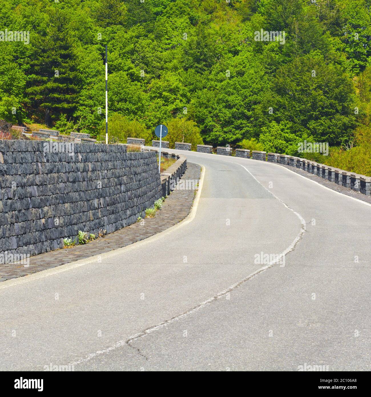 Road to Etna Stock Photo - Alamy