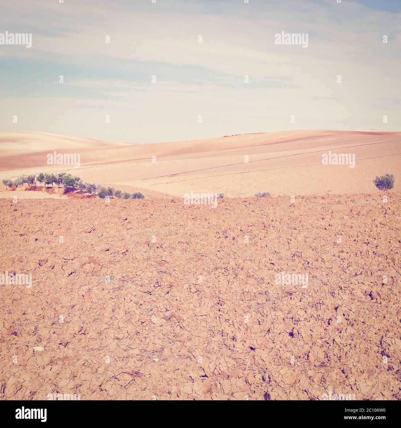Ploughed spanish field hi-res stock photography and images - Alamy