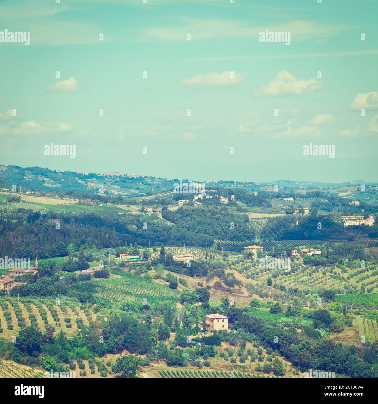 Tuscan forest landscape hi-res stock photography and images - Alamy