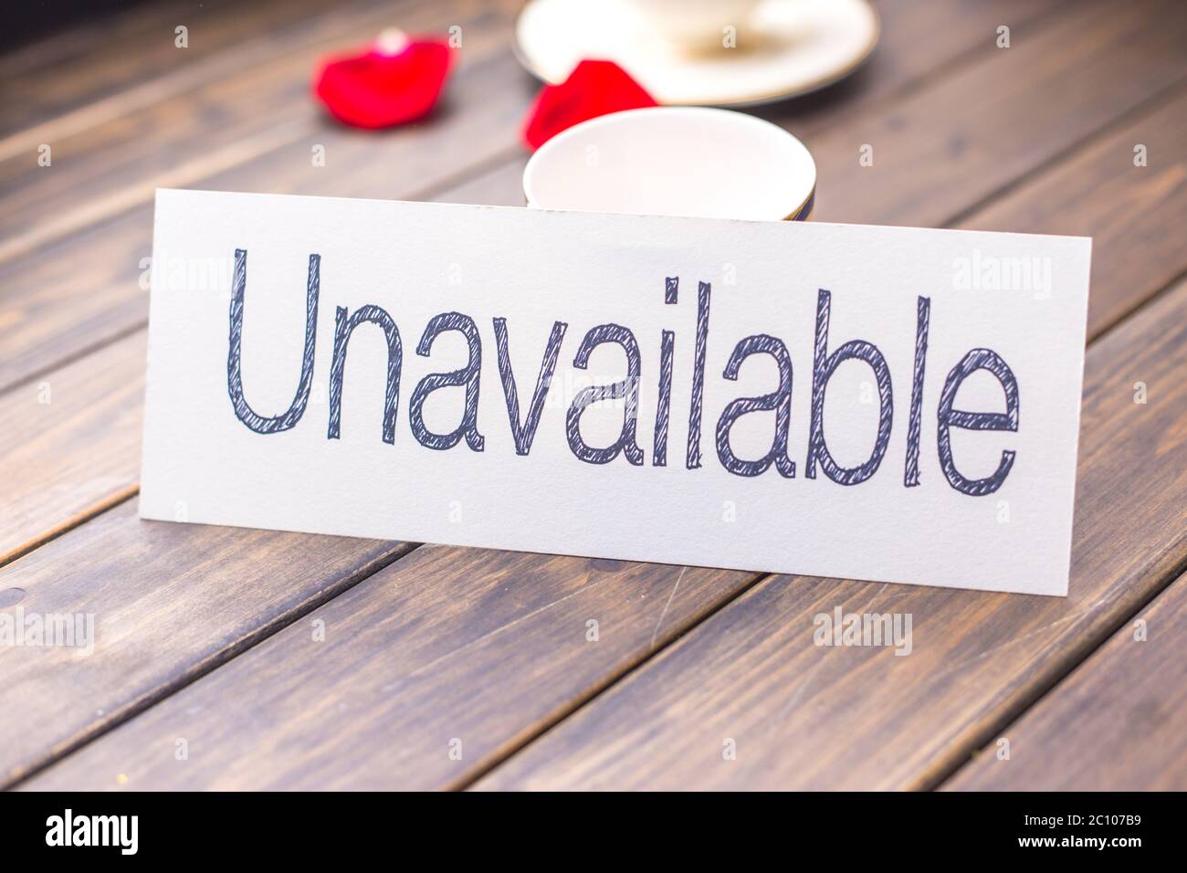 unavailable to available on white paper Stock Photo - Alamy