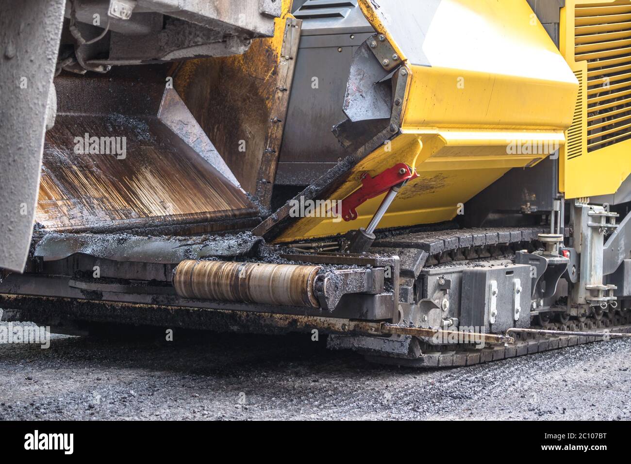Road roller on road hi-res stock photography and images - Alamy