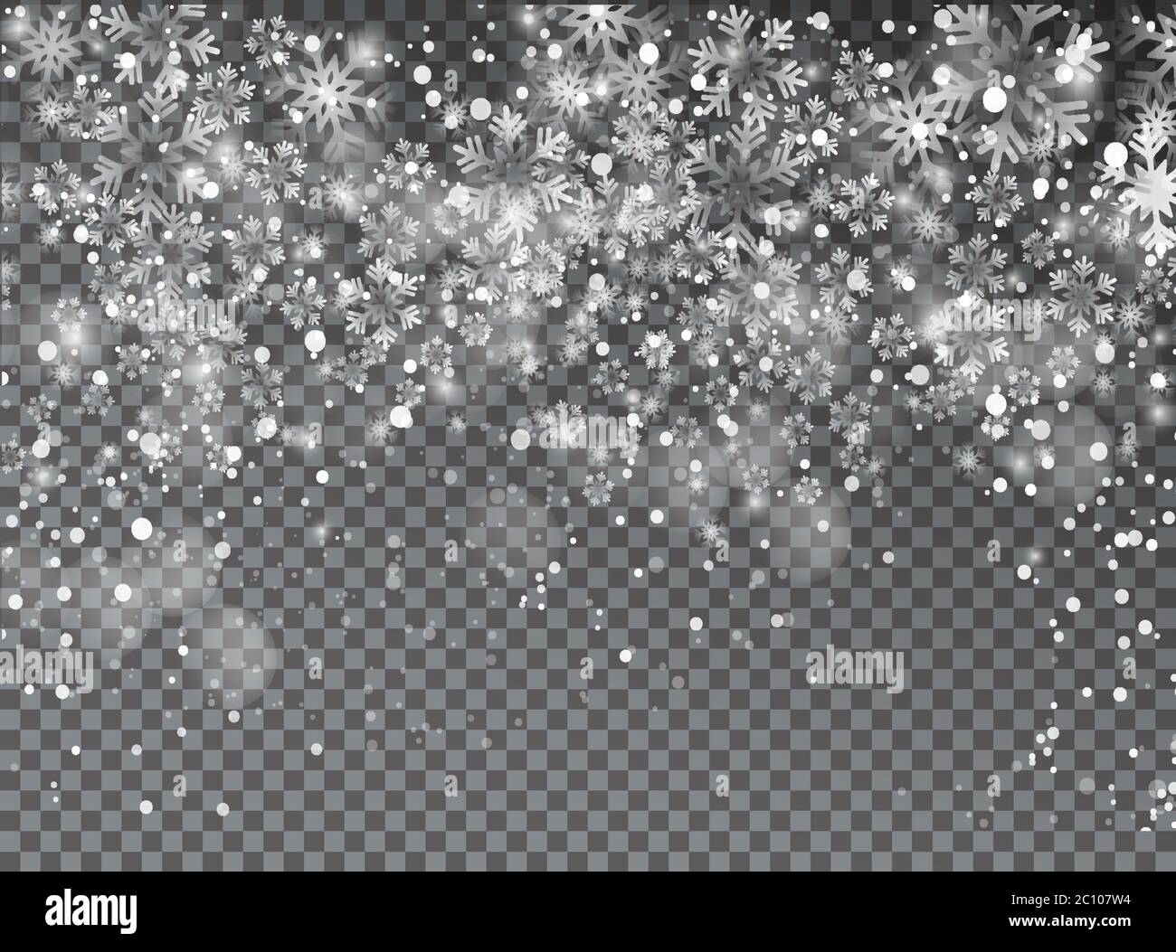 Snowfall Stock Vector Images - Alamy