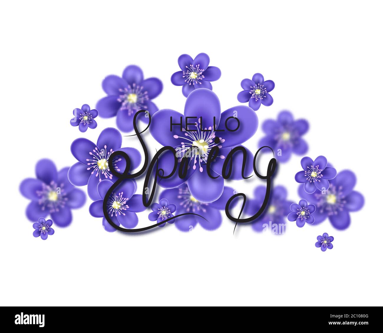 Hello summer text effect Stock Vector Images - Alamy