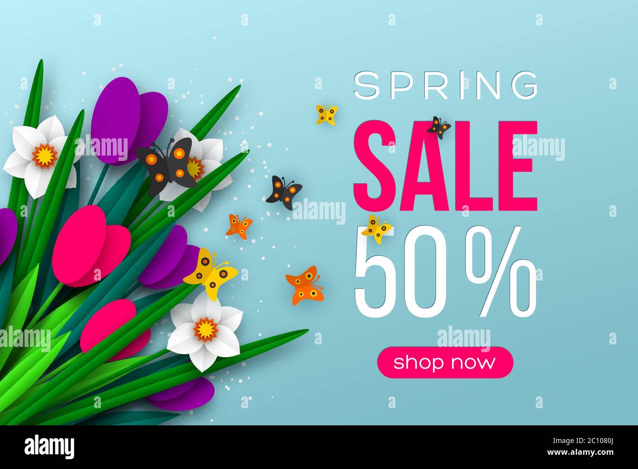 Tulip sale Stock Vector Images - Alamy