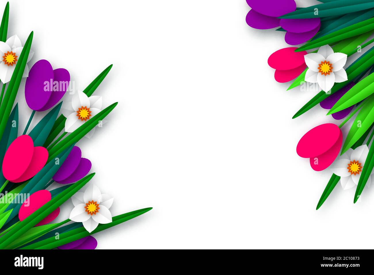 Spring paper Stock Vector Images - Alamy