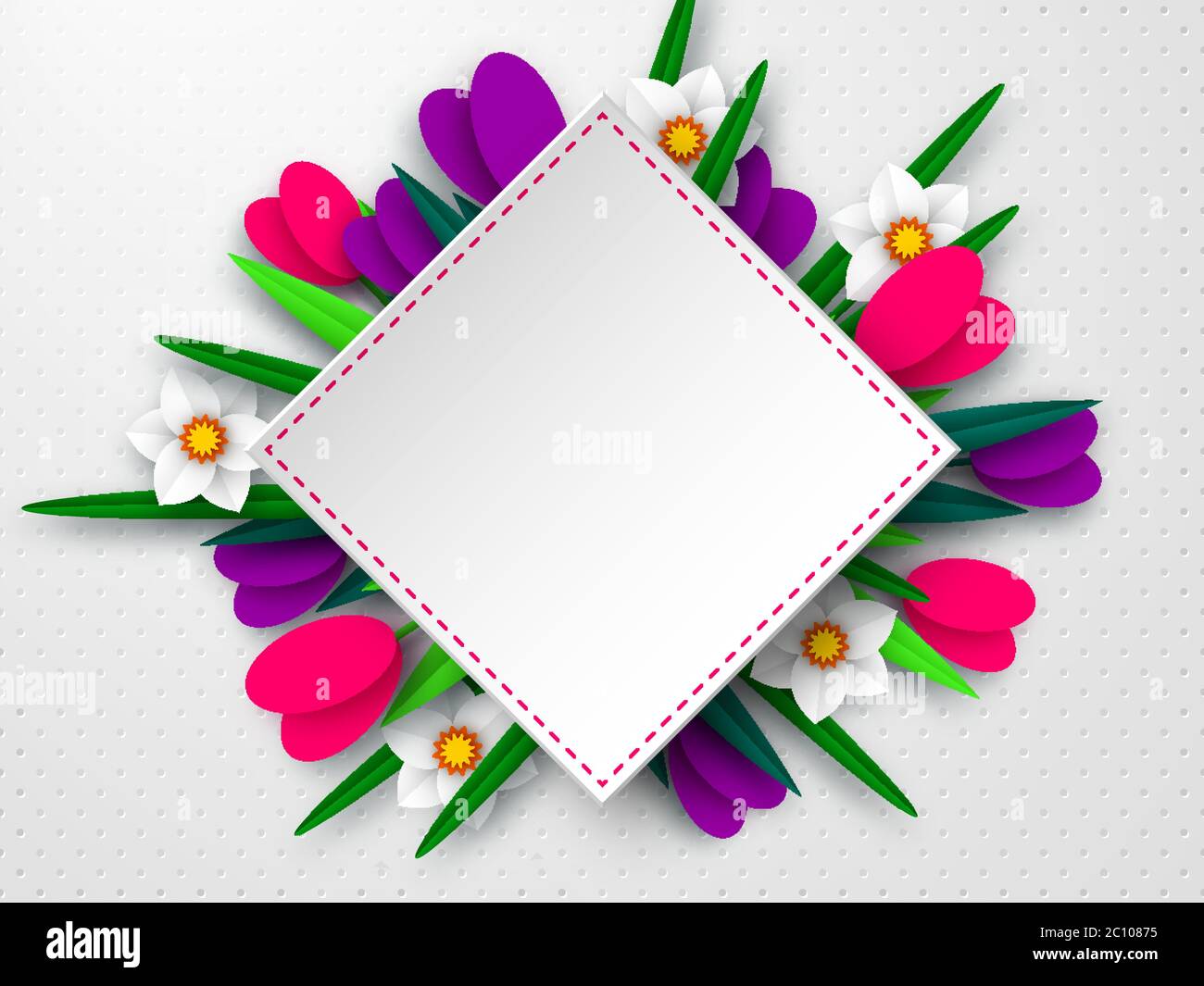 Spring flowers white narcissus Stock Vector Images - Alamy
