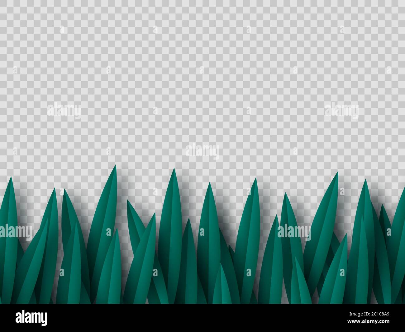 Nature green border Stock Vector Images - Alamy