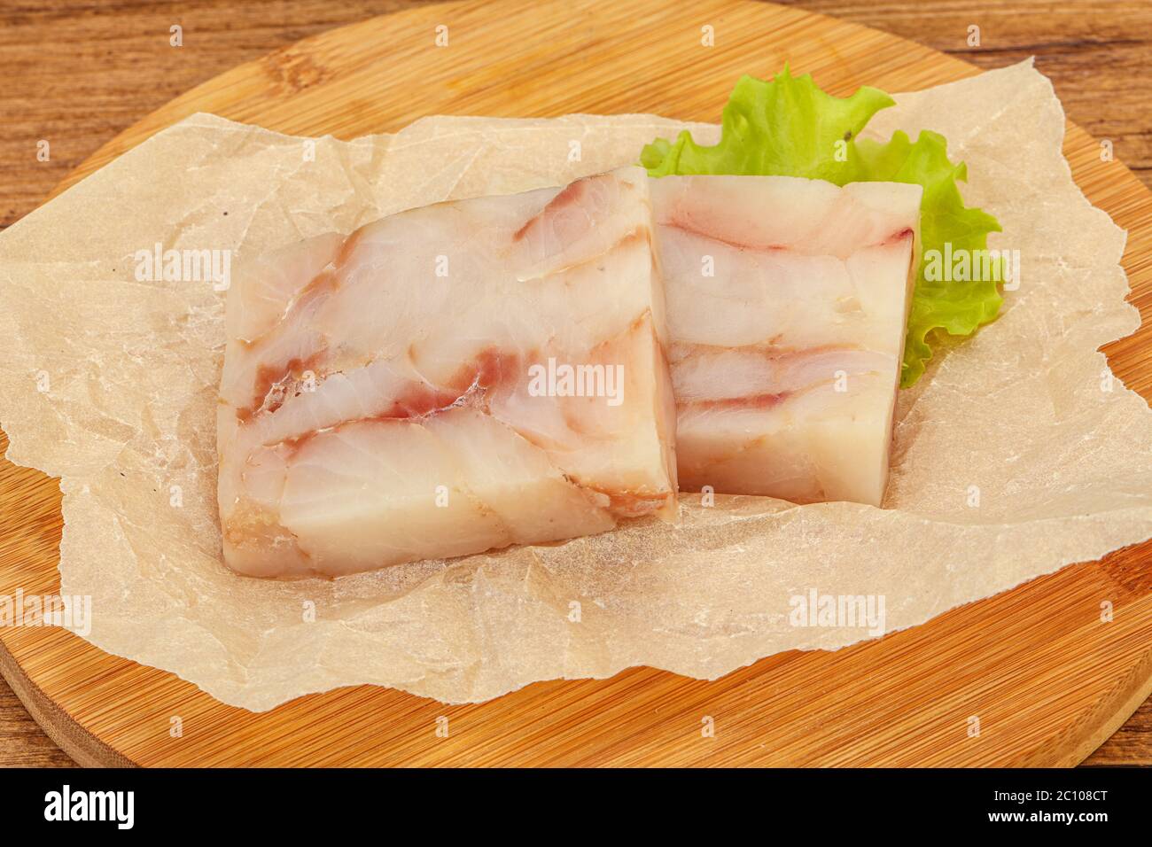 Raw dietary pollock fish fillet for cooking Stock Photo - Alamy