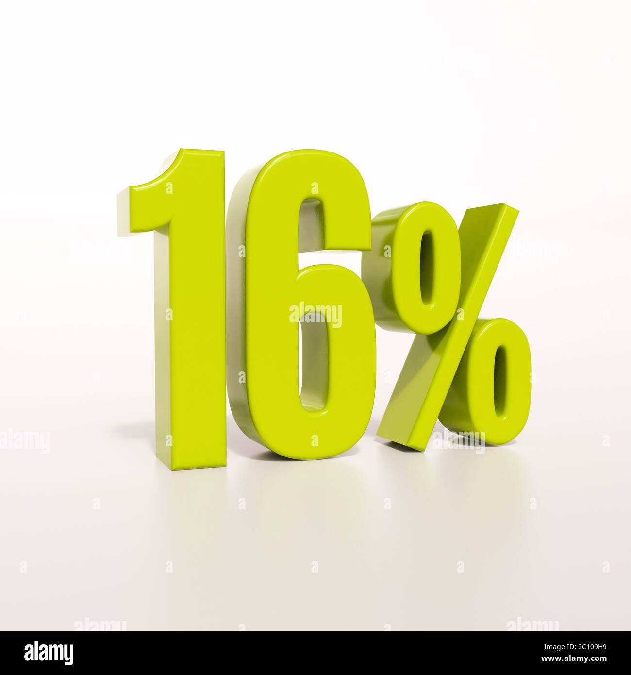 Percentage sign, 16 percent Stock Photo - Alamy