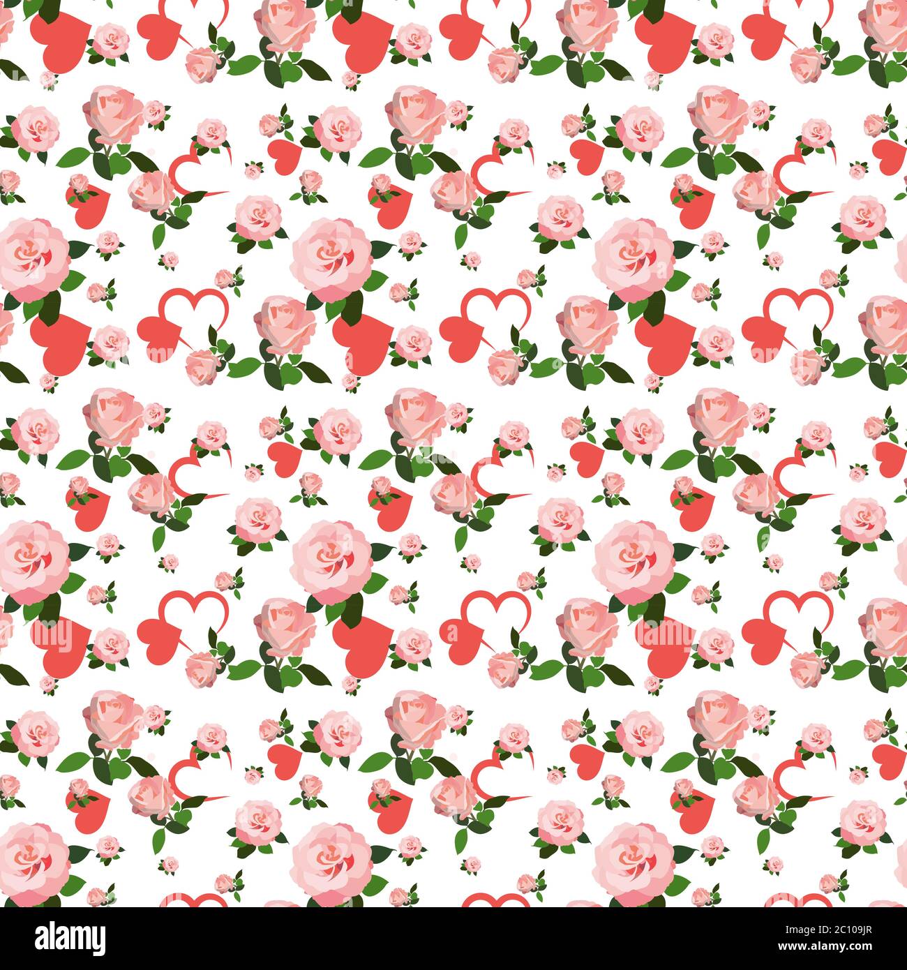 Valentines day rose on Stock Vector Images - Alamy