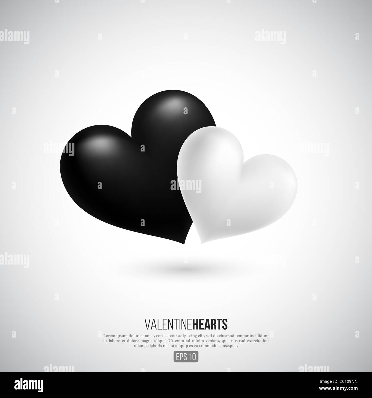 Affection greeting valentine postcard Stock Vector Images - Alamy