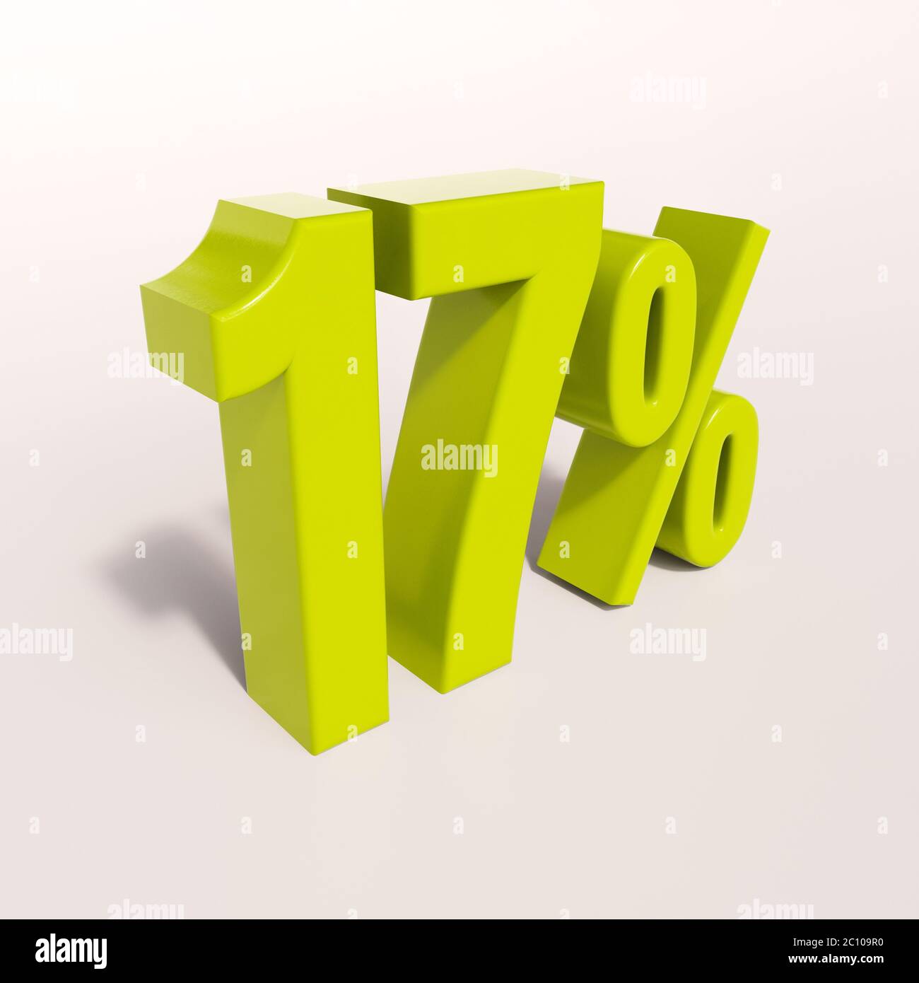 Percentage sign, 17 percent Stock Photo - Alamy