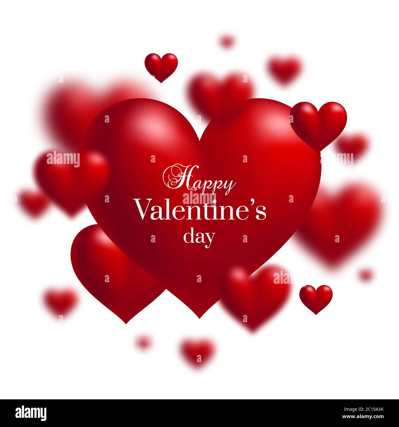 Silhouette valentines day background Stock Vector Images - Alamy