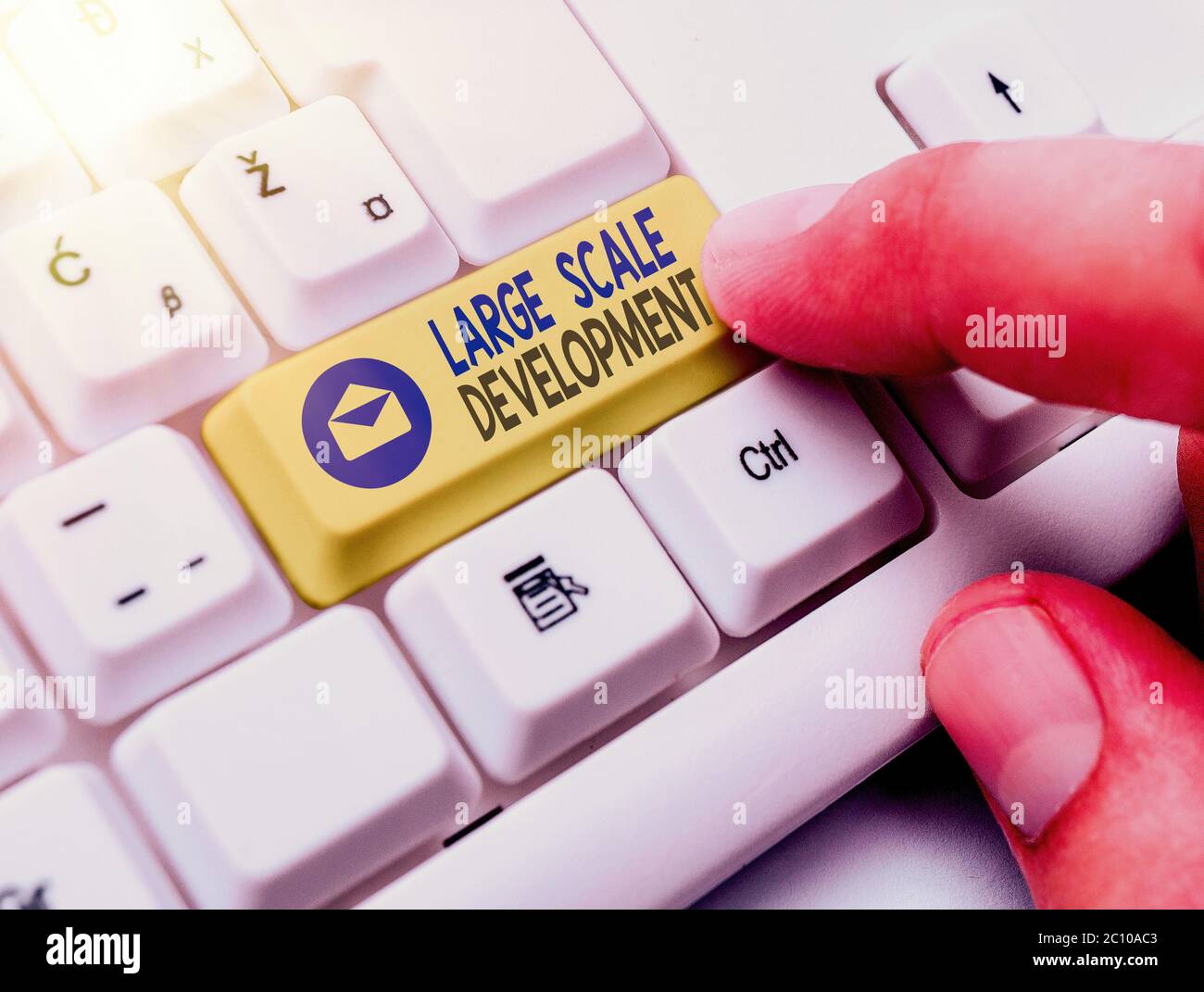 Word writing text Large Scale Development. Business photo showcasing ...