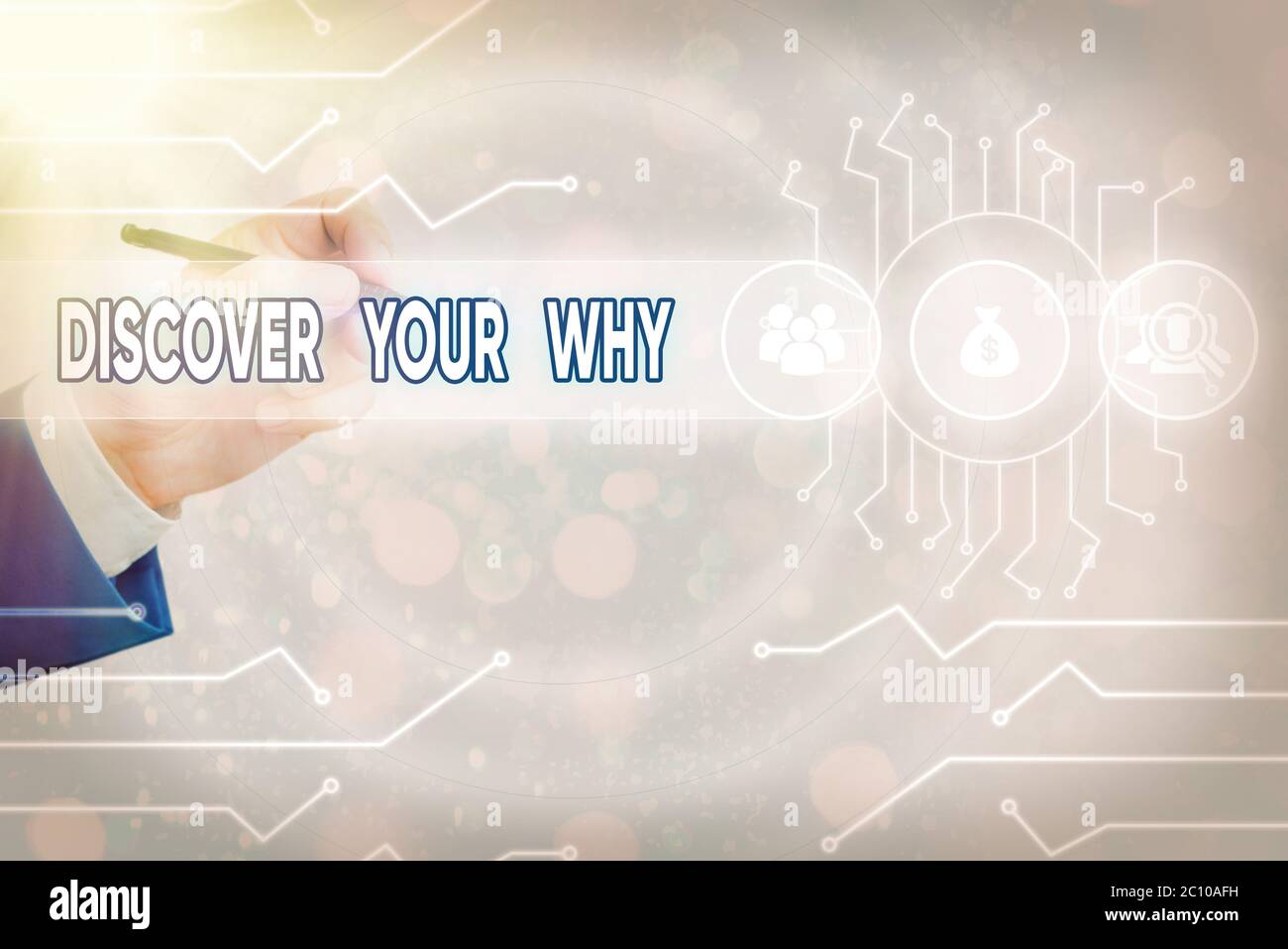 Conceptual hand writing showing Discover Your Why. Concept meaning ...