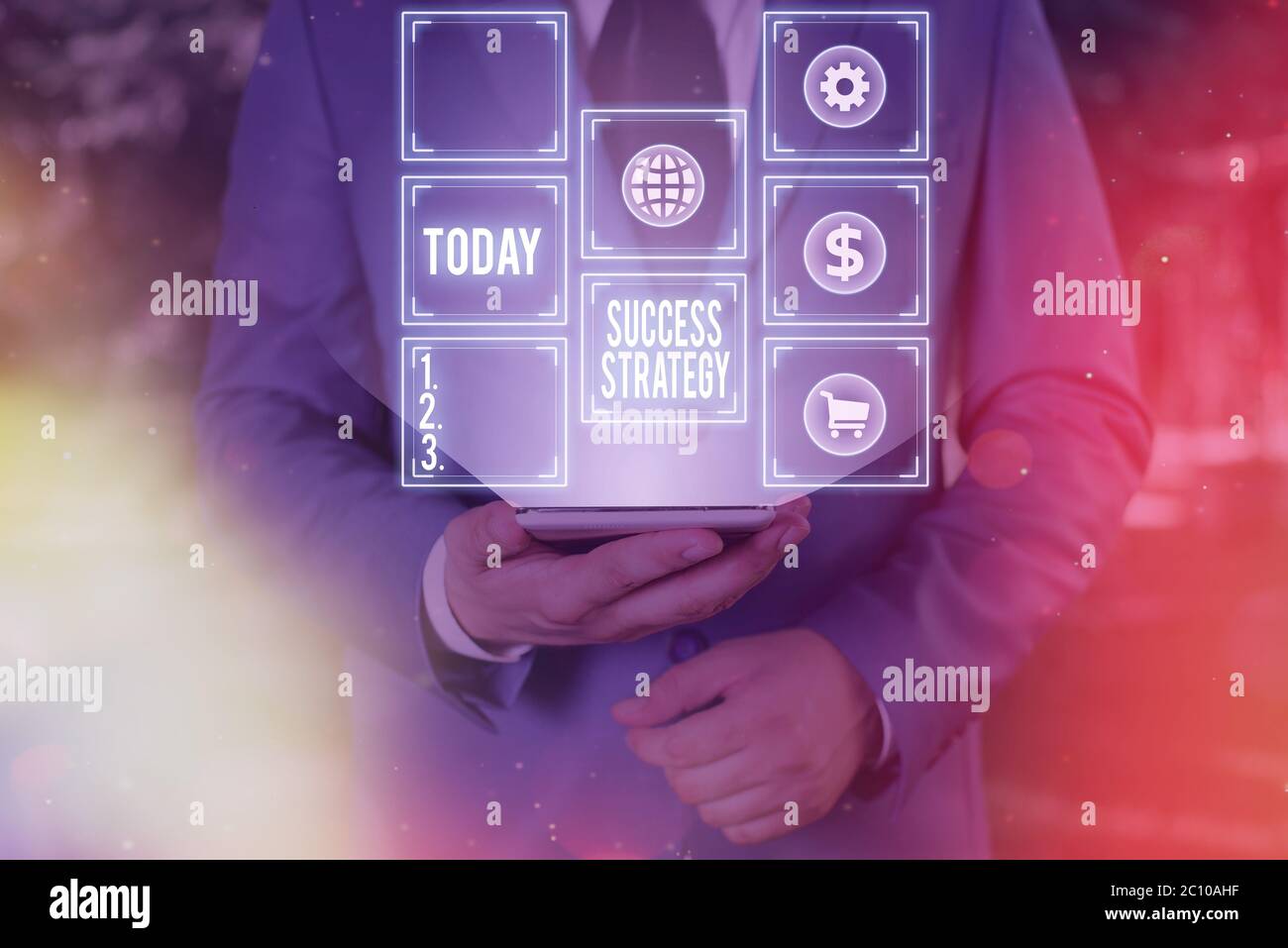 Conceptual hand writing showing Success Strategy. Concept meaning ...