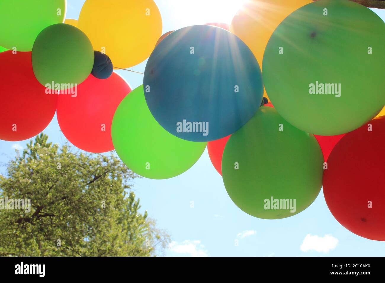 Multi colour balloons hi-res stock photography and images - Alamy