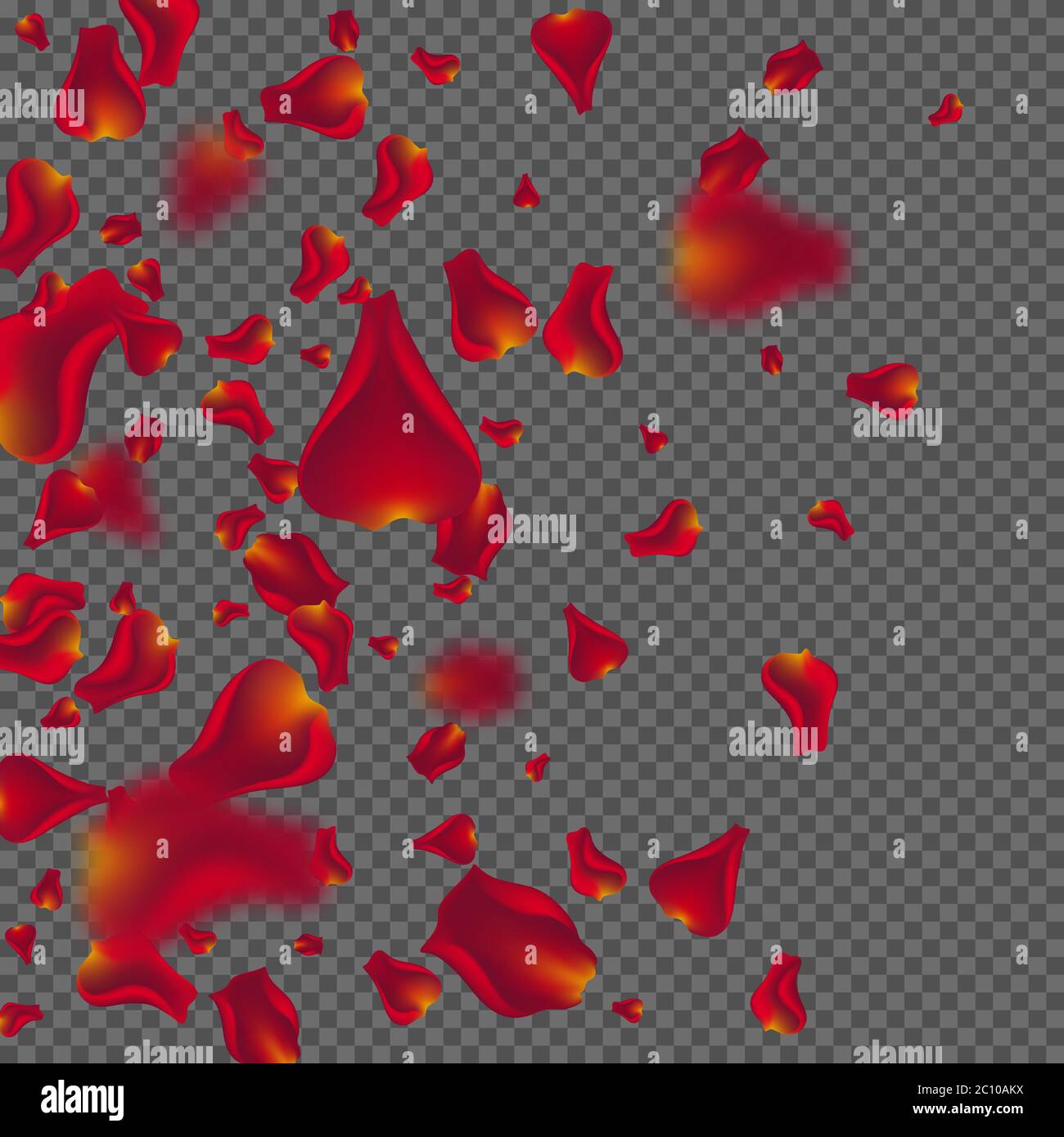 Flying rose petals background Stock Vector Image & Art - Alamy