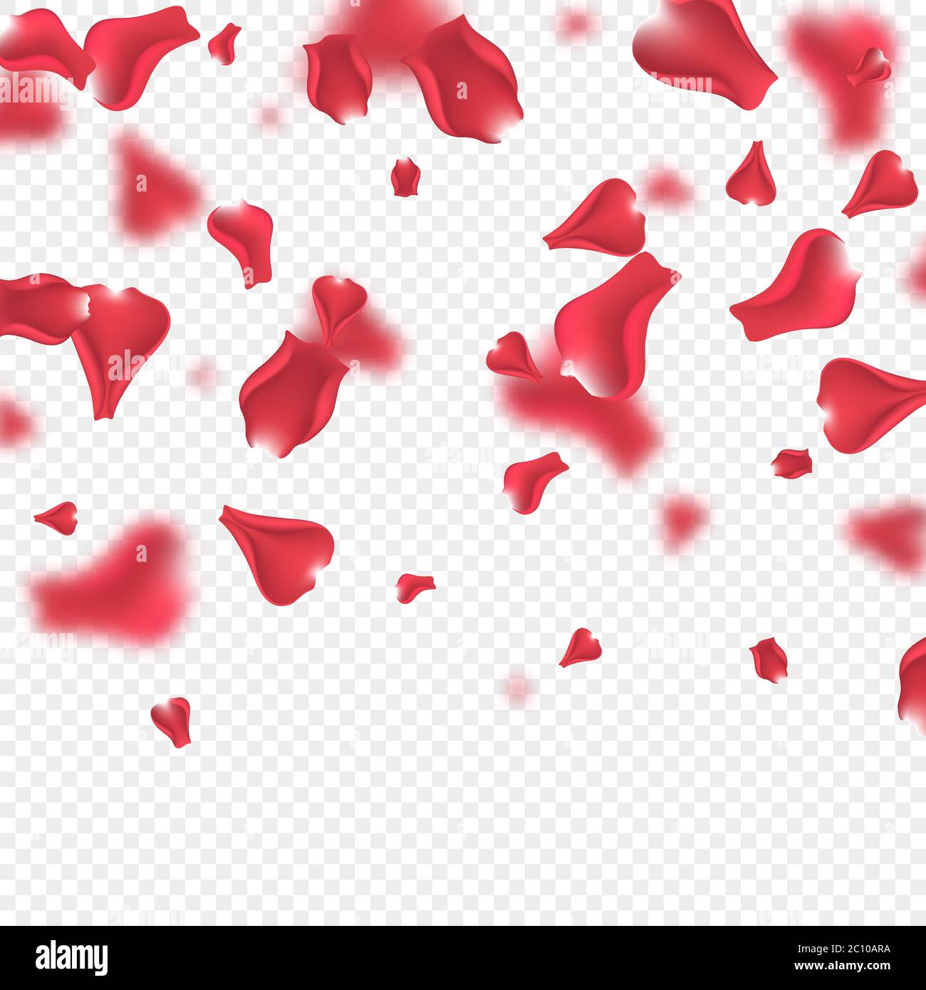 Flying rose petals background Stock Vector Image & Art - Alamy