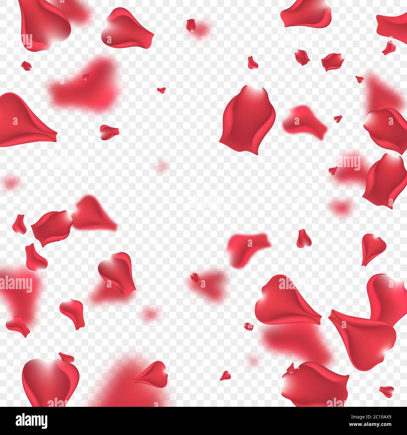 Flying rose petals background Stock Vector Image & Art - Alamy