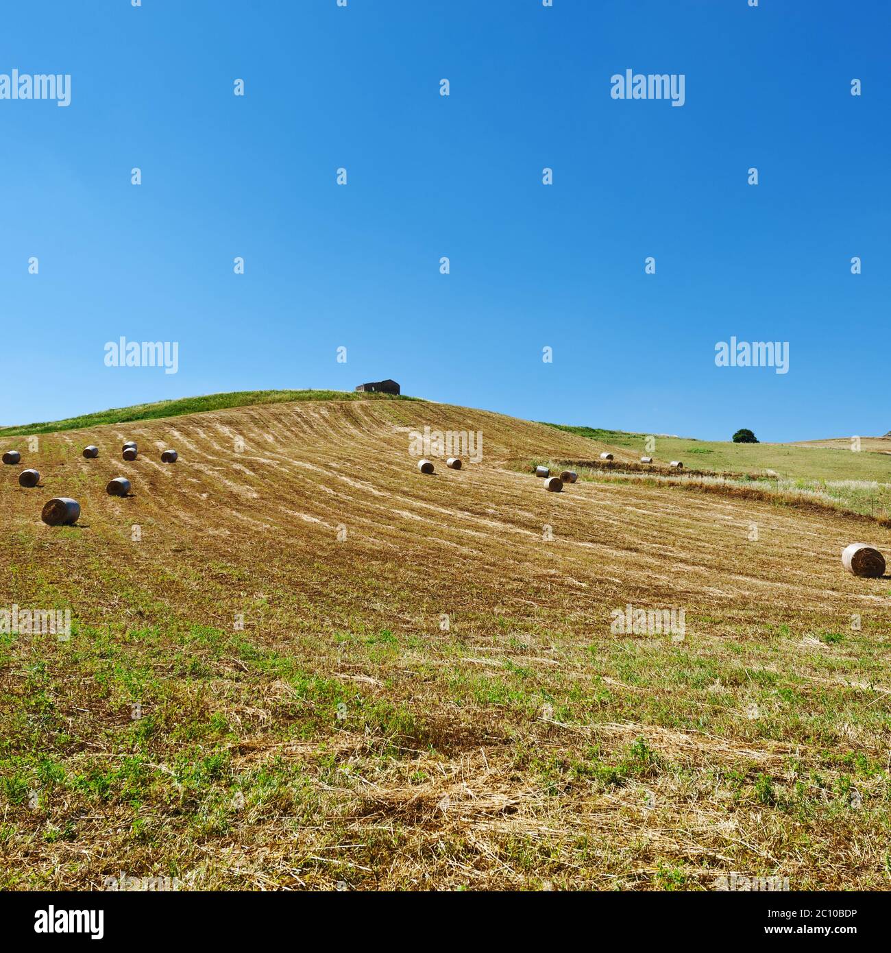 Italian hay roll hi-res stock photography and images - Alamy
