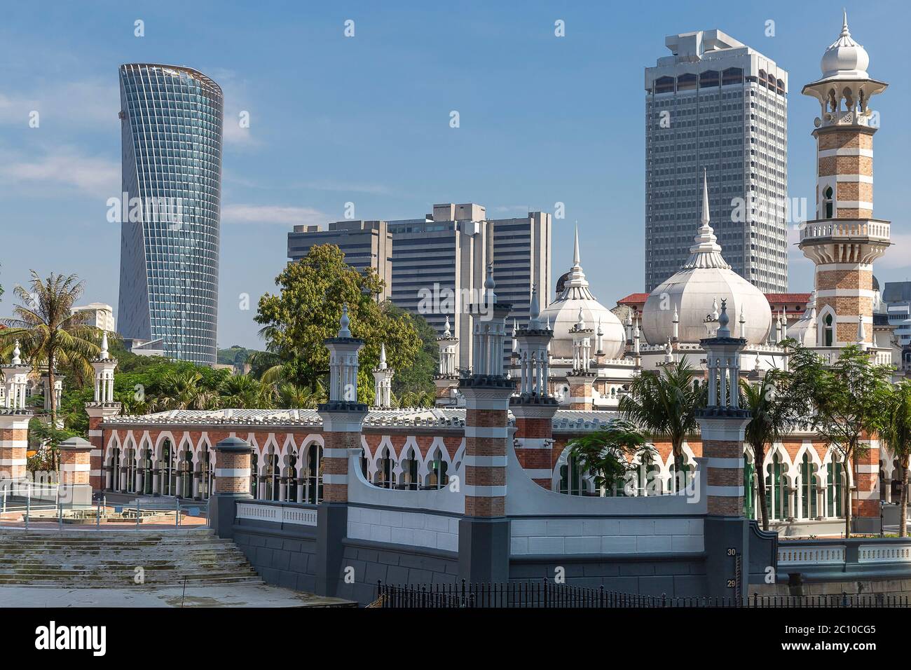 Jamek Mosque in Kuala Lumpur Stock Photo - Alamy